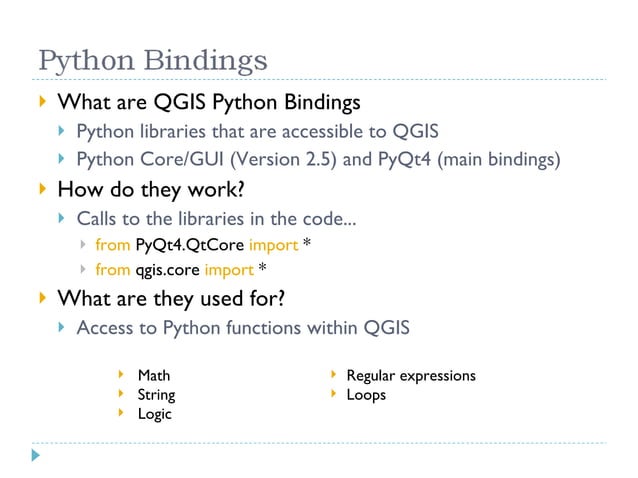 Leveraging Open Source GIS with Python: A QGIS Approach | PPT | Programming Languages | Computing