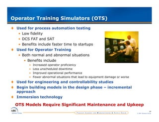Leveraging process models across the asset lifecycle t fiske arc | PDF