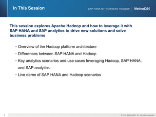 Leveraging SAP HANA with Apache Hadoop and SAP Analytics | PPT