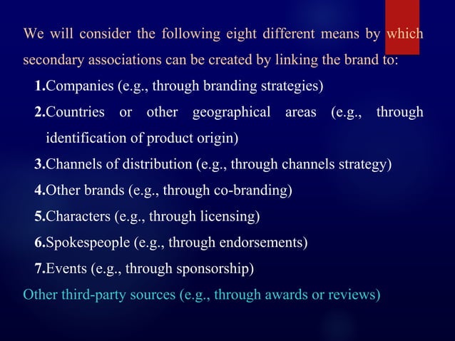 LEVERAGING SECONDARY BRAND ASSOCIATION.ppt