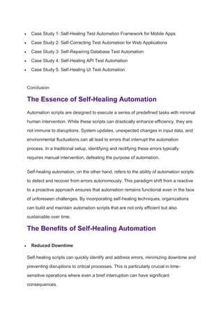 Leveraging Self-Healing Techniques to Foster Sustainable Automation ...