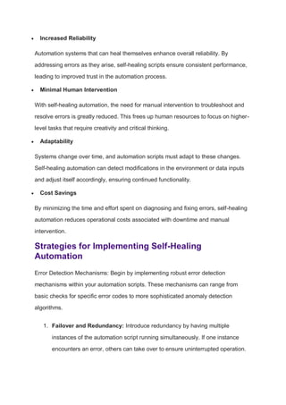 Leveraging Self-Healing Techniques to Foster Sustainable Automation ...