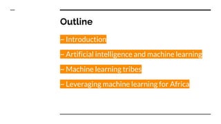 Leveraging technology for a better tomorrow “machine learnig” | PPT