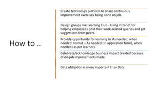 Leveraging technology for skill building | PPT