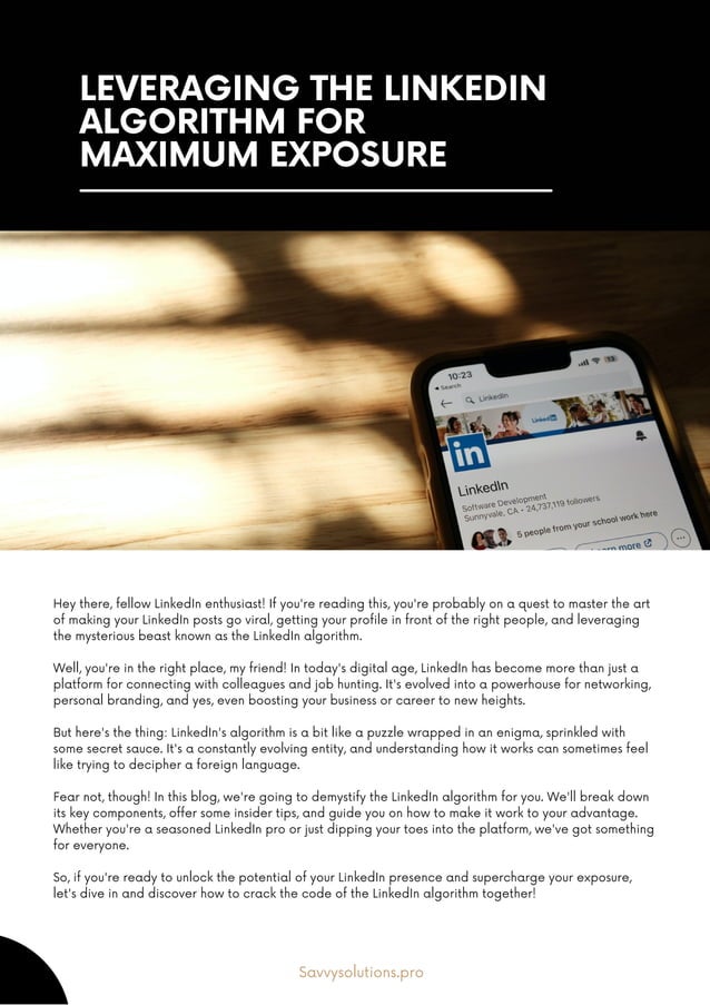 Leveraging the LinkedIn Algorithm for Maximum Exposure.pdf