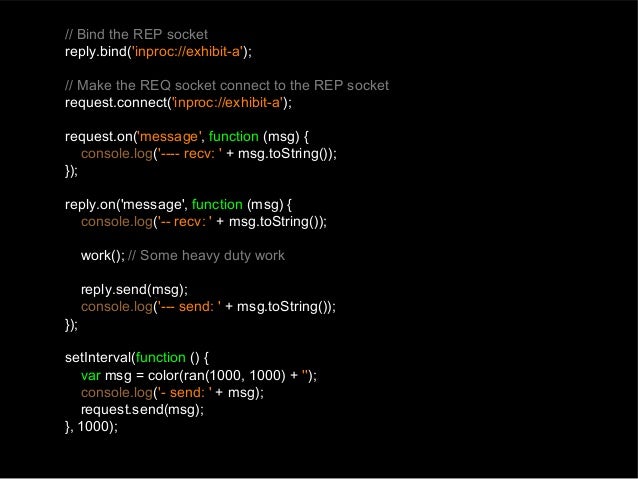 Leveraging zeromq for node.js