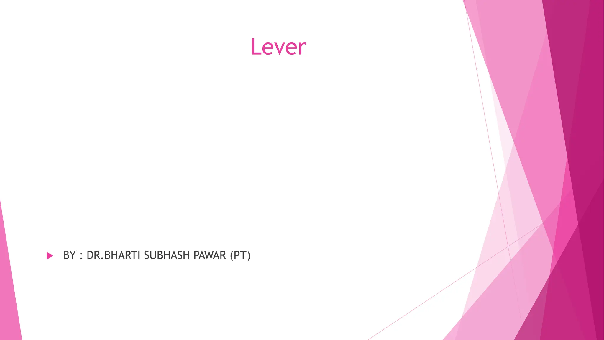 LEVER,PULLEY AND SPRING LEVER. ppt .pptx