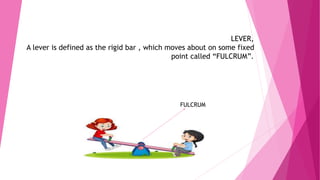 LEVER,PULLEY AND SPRING LEVER. ppt .pptx