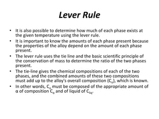 Leverrule | PPTX | Chemistry | Science