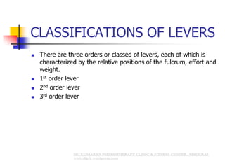 LEVERS & LEVERS OF THE BODY | PPT