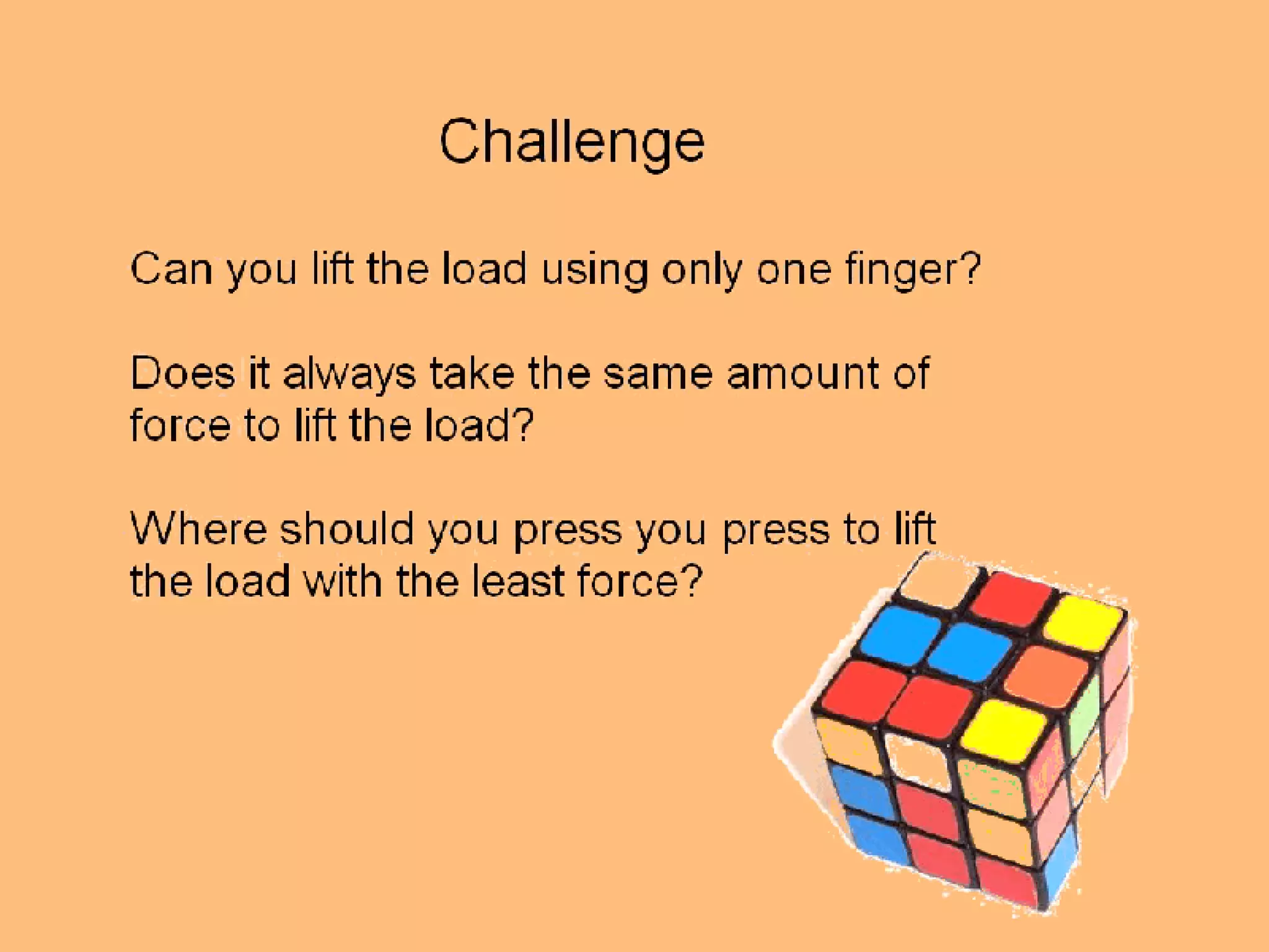 Levers Investigation 1 Ppt | PPT