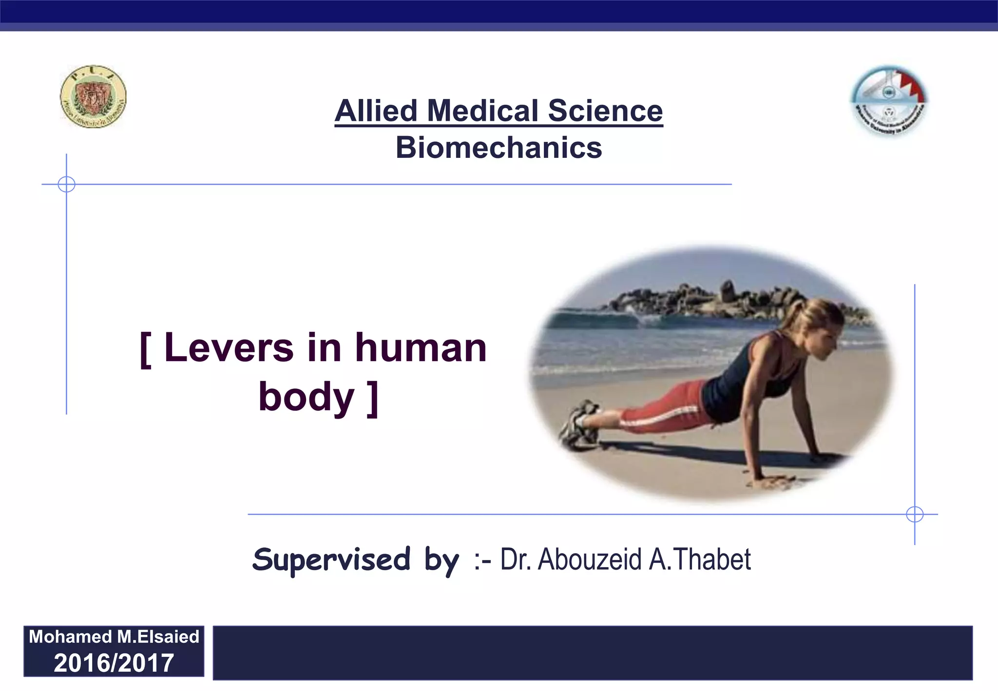 Levers in human body | PPTX