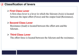 use of lever in sports. | PPTX