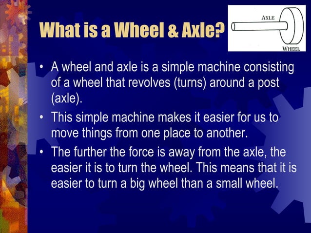 Levers, Wheels And Axles, Pulleys | PPT