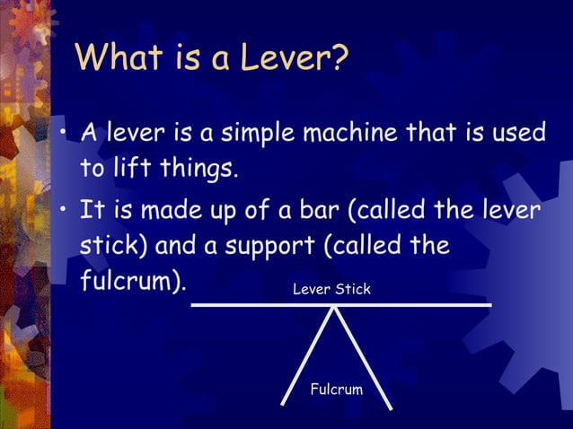 Levers, Wheels And Axles, Pulleys | PPT
