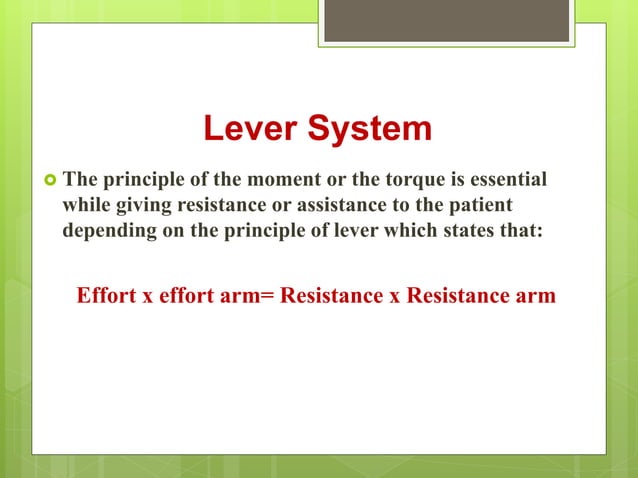 Levers System illustration lecture .pptx