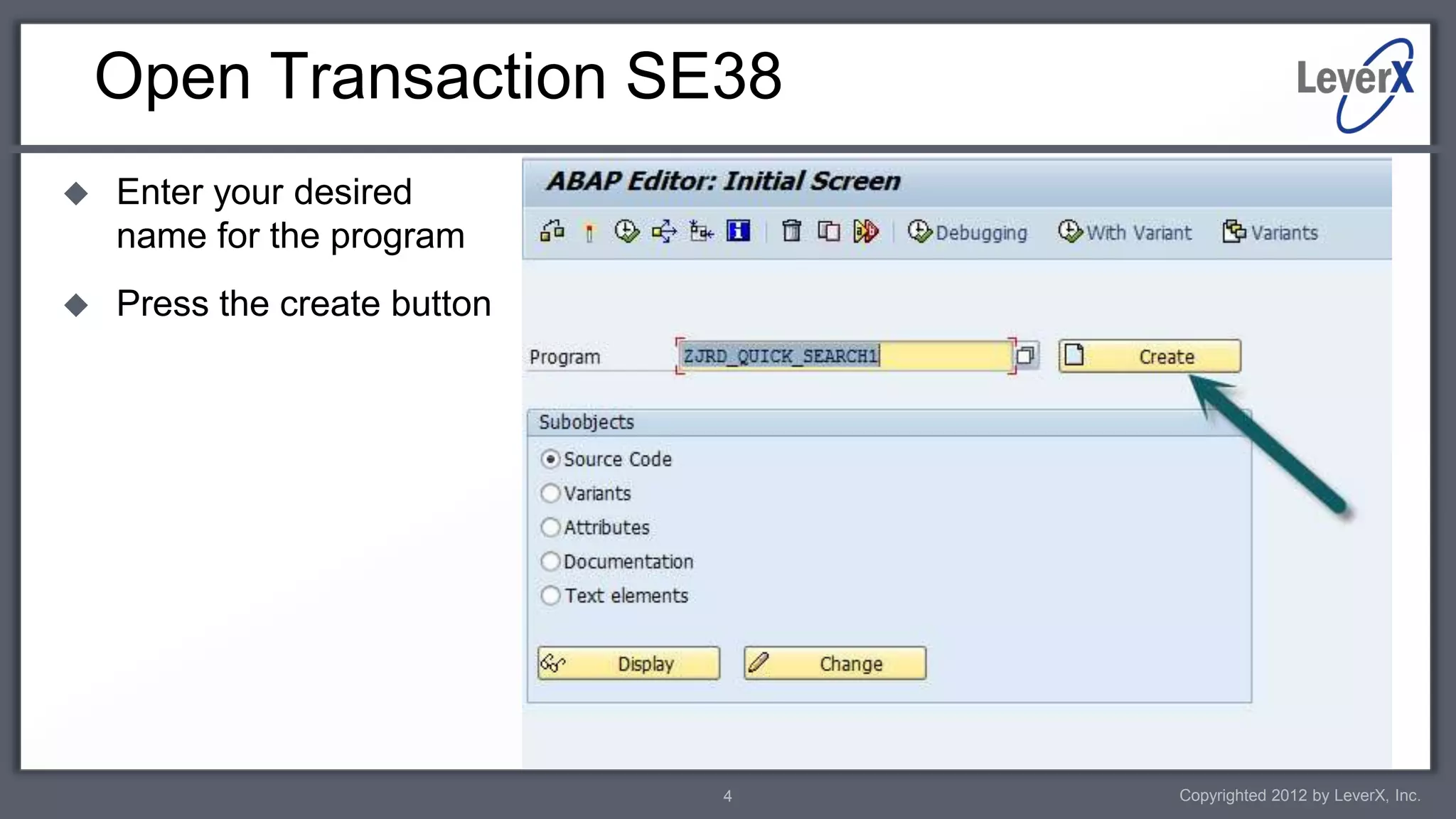 LeverX ABAP Basics - Using The TREX Search Component | PPT