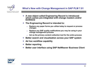LeverX - A Comprehensive Guide to SAP PLM 7.01