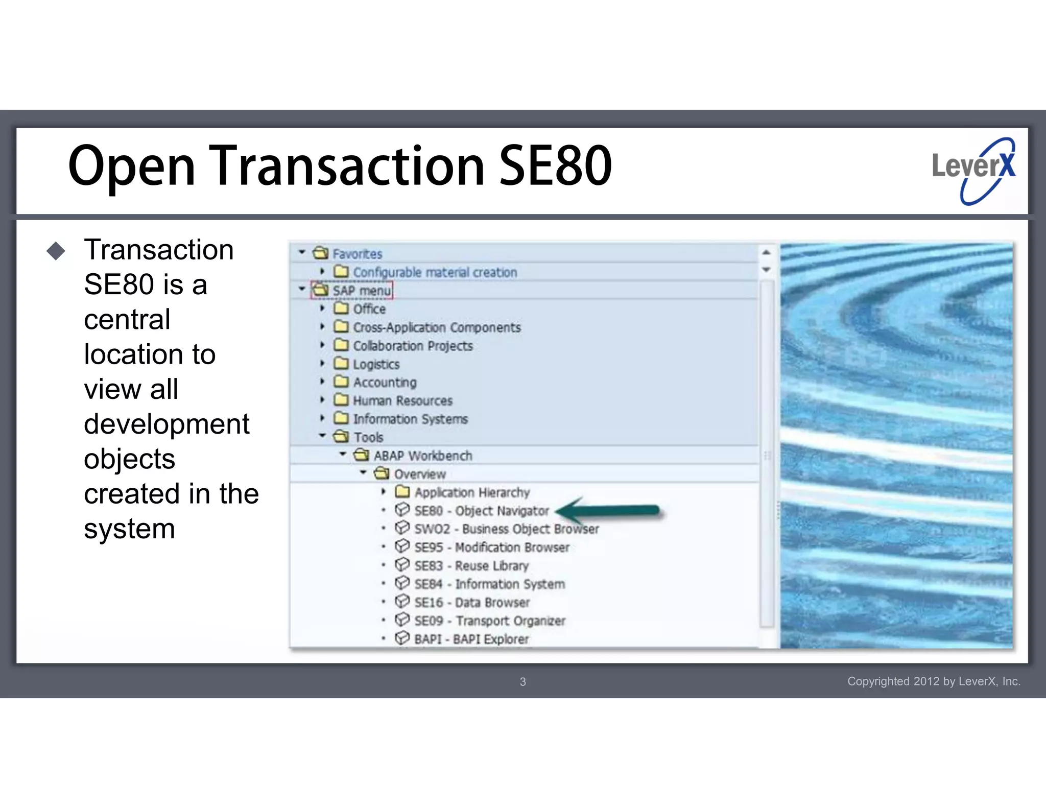 LeverX Essential SAP Tutorial - ABAP: Creating A New Development Package | PPT