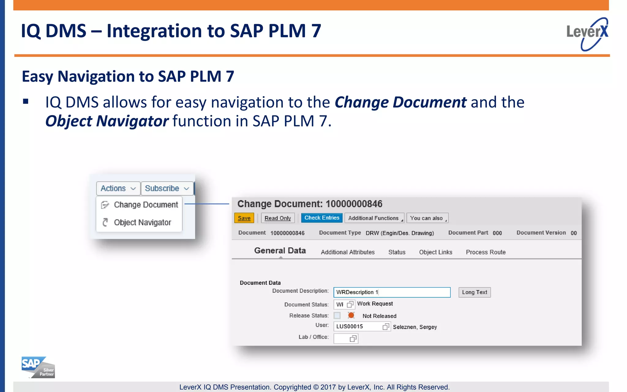 LeverX IQ DMS Overview - SAP DMS Simplified | PPT