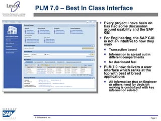 LeverX SAP PLM 7.0 Webinar | PPT