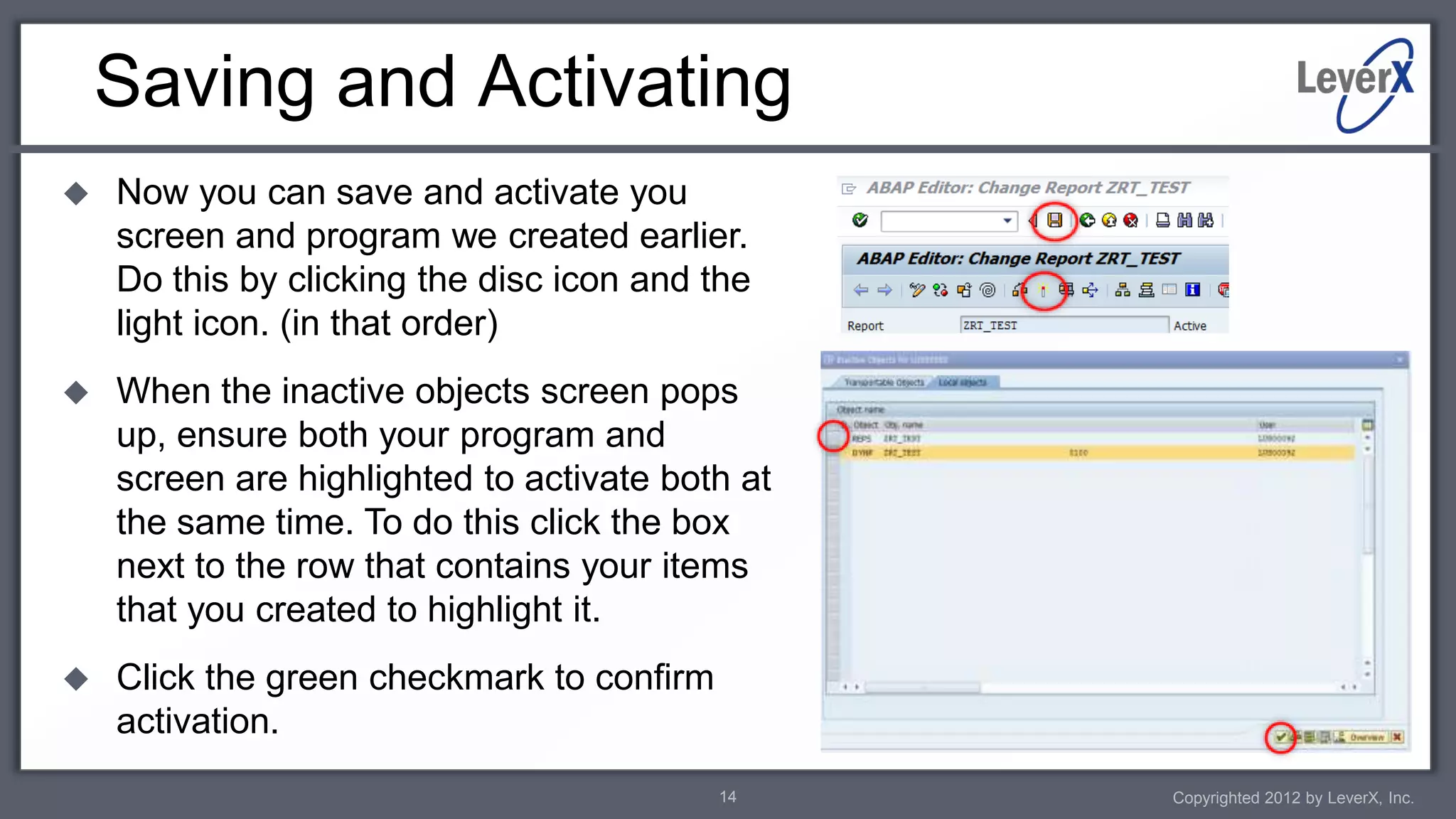 LeverX SAP ABAP Basics - Creating Custom Screen Via Screen Painter | PPTX