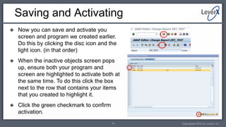 LeverX SAP ABAP Basics - Creating Custom Screen Via Screen Painter | PPTX