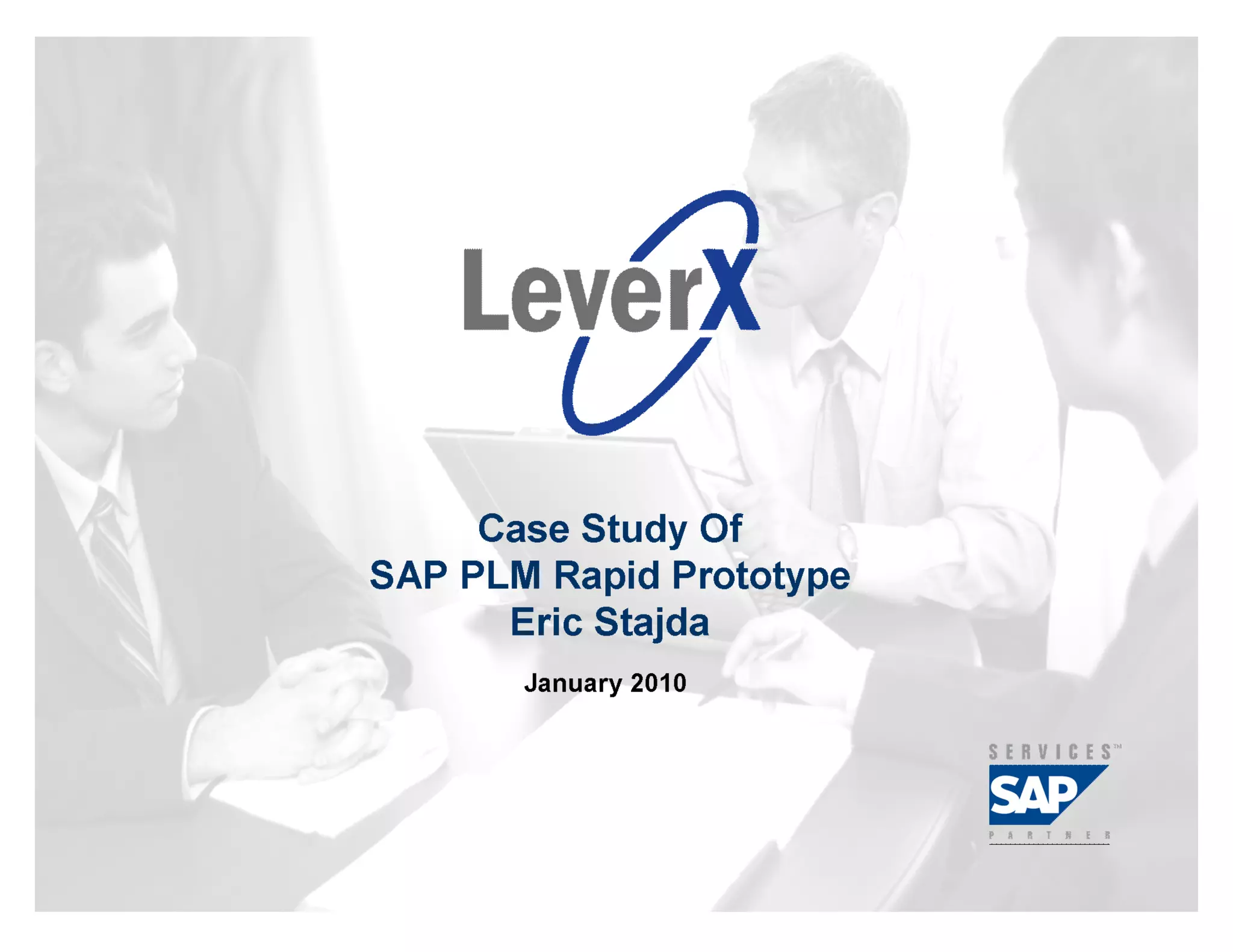 LeverX SAP PLM Rapid Prototype Case Study | PDF