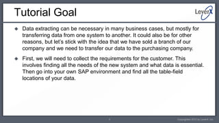 LeverX SAP Essential Tutorial - Simple Data Extraction | PPTX