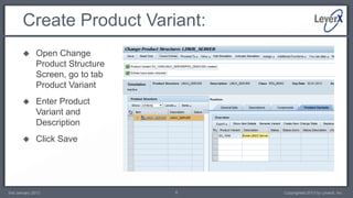 LeverX SAP Tutorial Product Structure Synchronization Overview and Fucntio… | PPTX | Desktop ...
