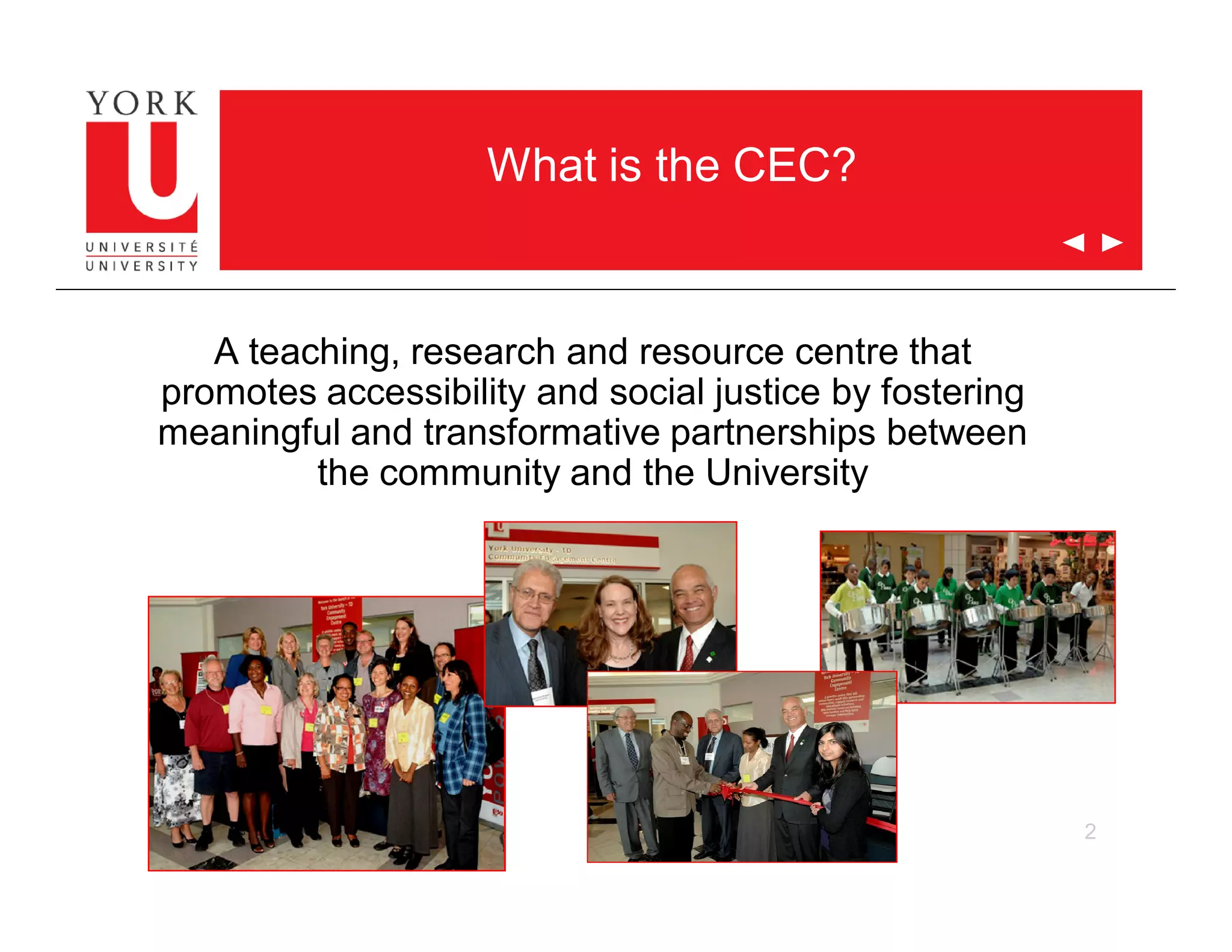 Levesque, york university td cec | PPT