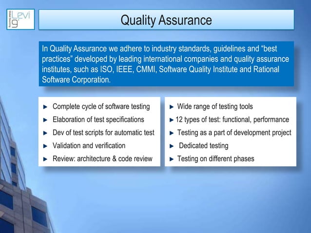 Levi9 corporate presentation | PPT