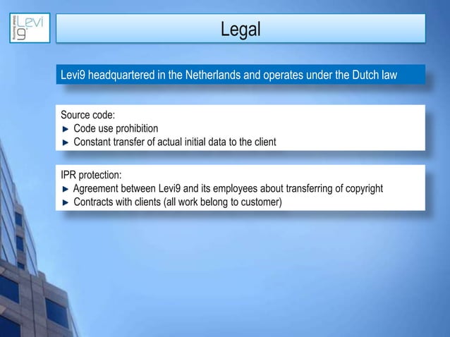 Levi9 corporate presentation | PPT