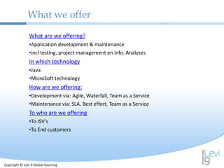 Levi9 Presentation | PPT