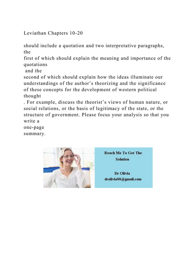 Leviathan Chapters 10-20should include a quotation and two inter.docx