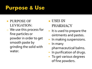 Levigation & trituration | PPT