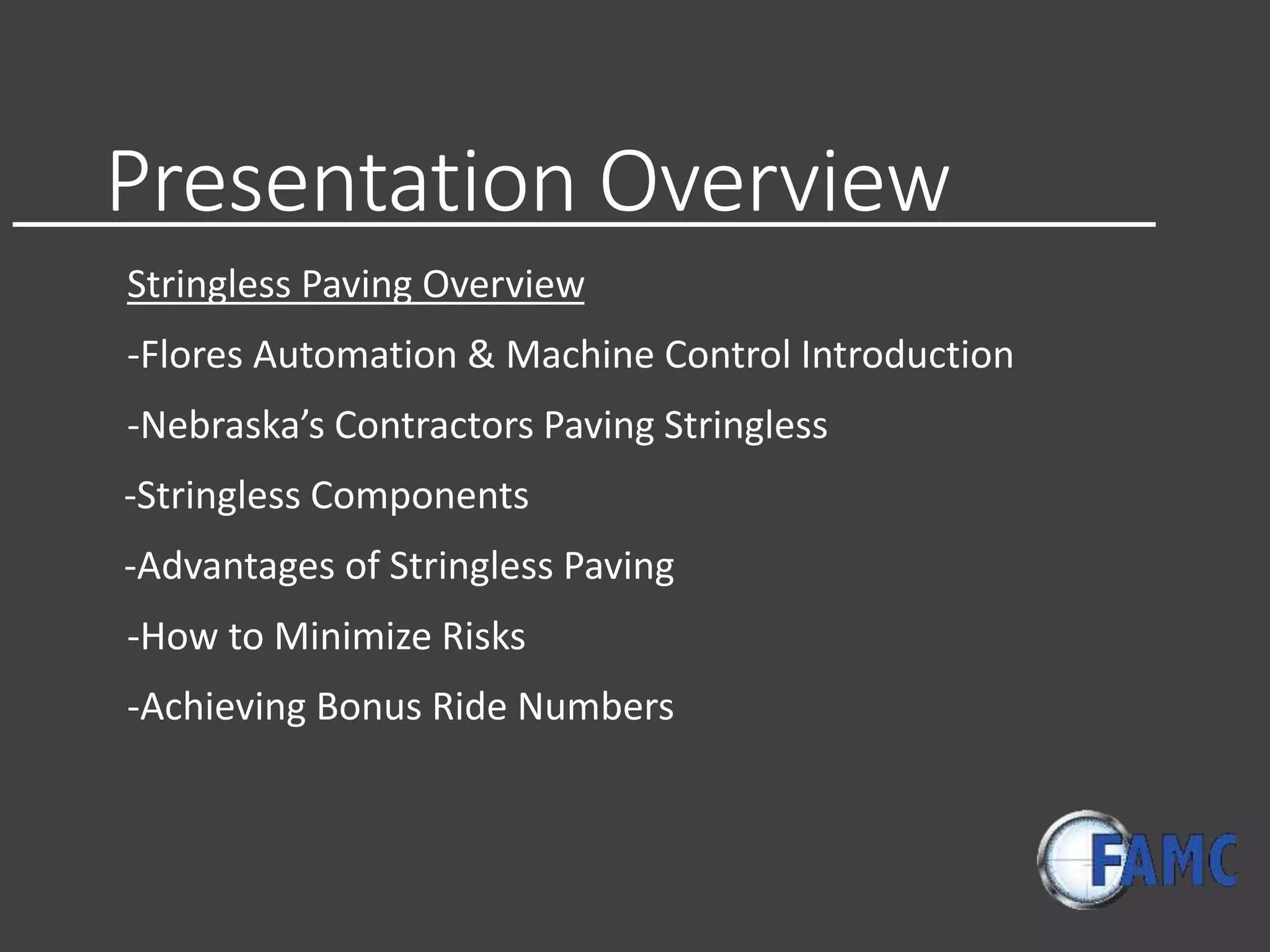 Stringless Paving: Preparing & Handling Models | PPTX