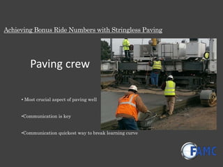 Stringless Paving: Preparing & Handling Models | PPTX