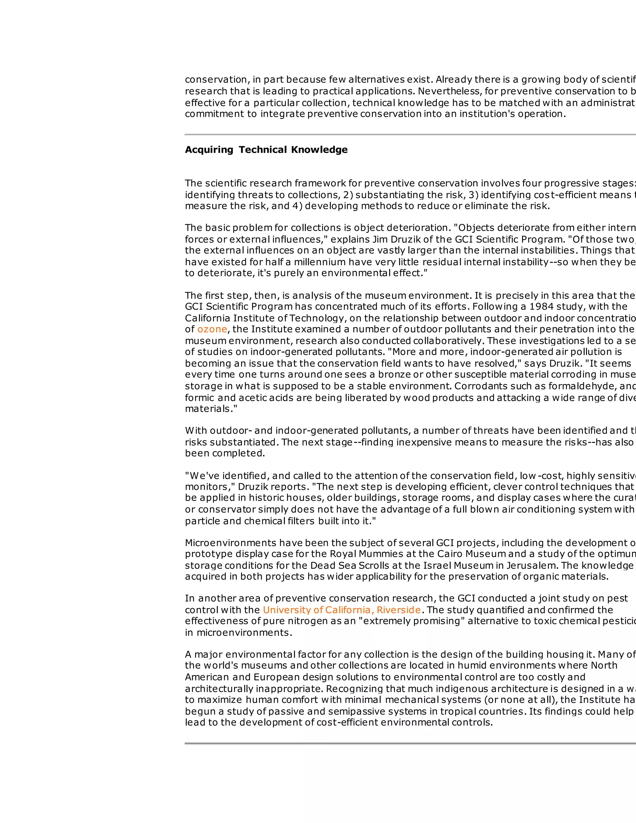 Levine jeffrey preventive conservation | DOC