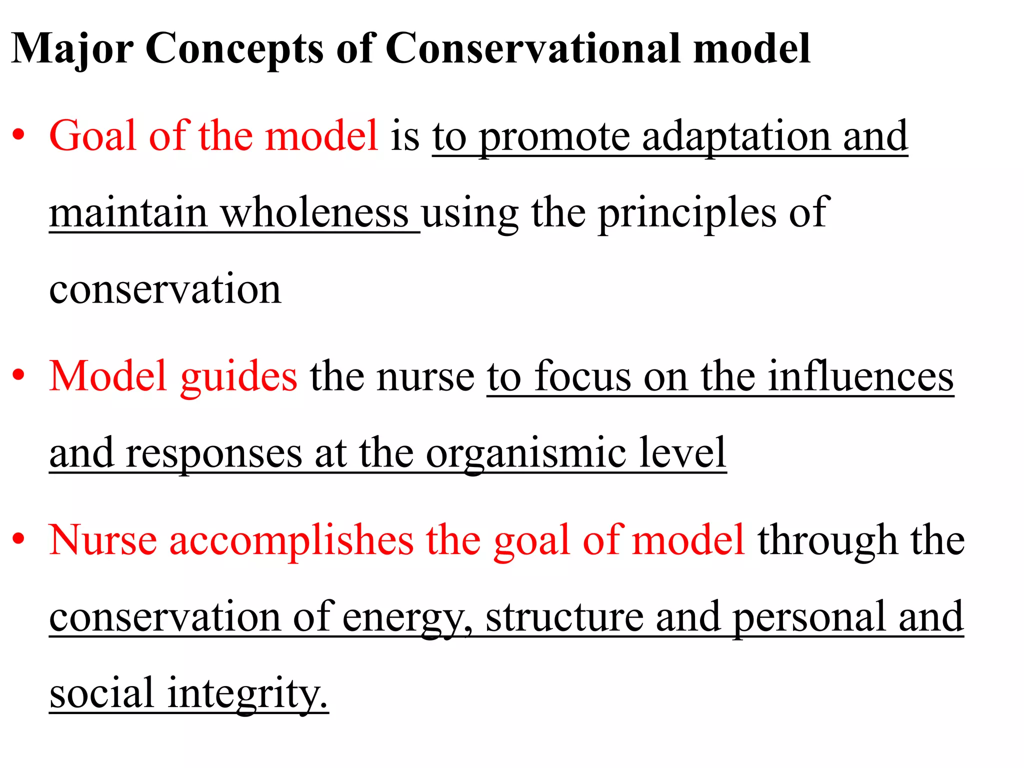 Levine's four conservation principles | PPTX