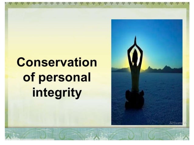 Levine's four conservation principles | PPTX | Science