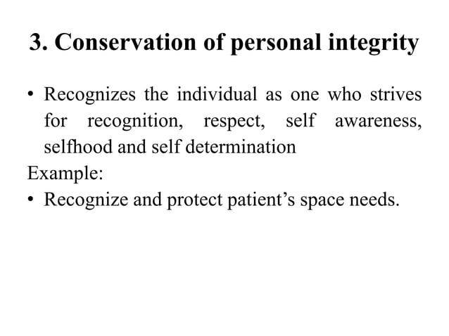 Levine's four conservation principles | PPTX | Science