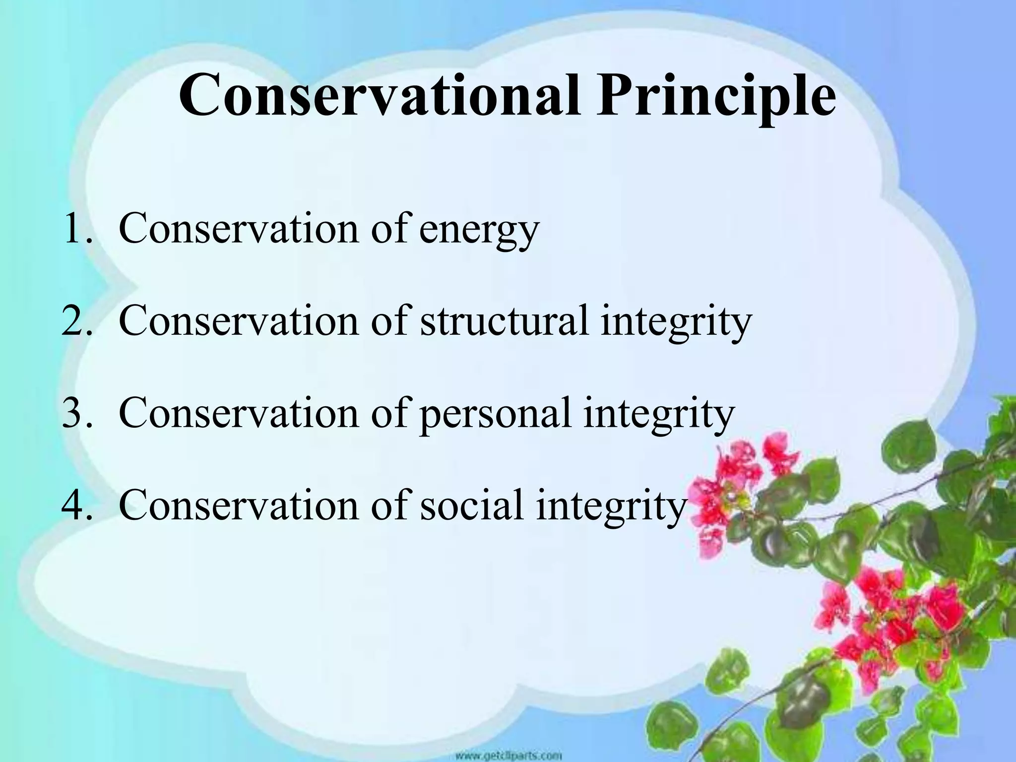 Levine's Theory- Theory of four conservation principles by Ms. Ritika ...