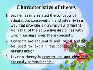 Levine's Theory- Theory of four conservation principles by Ms. Ritika ...