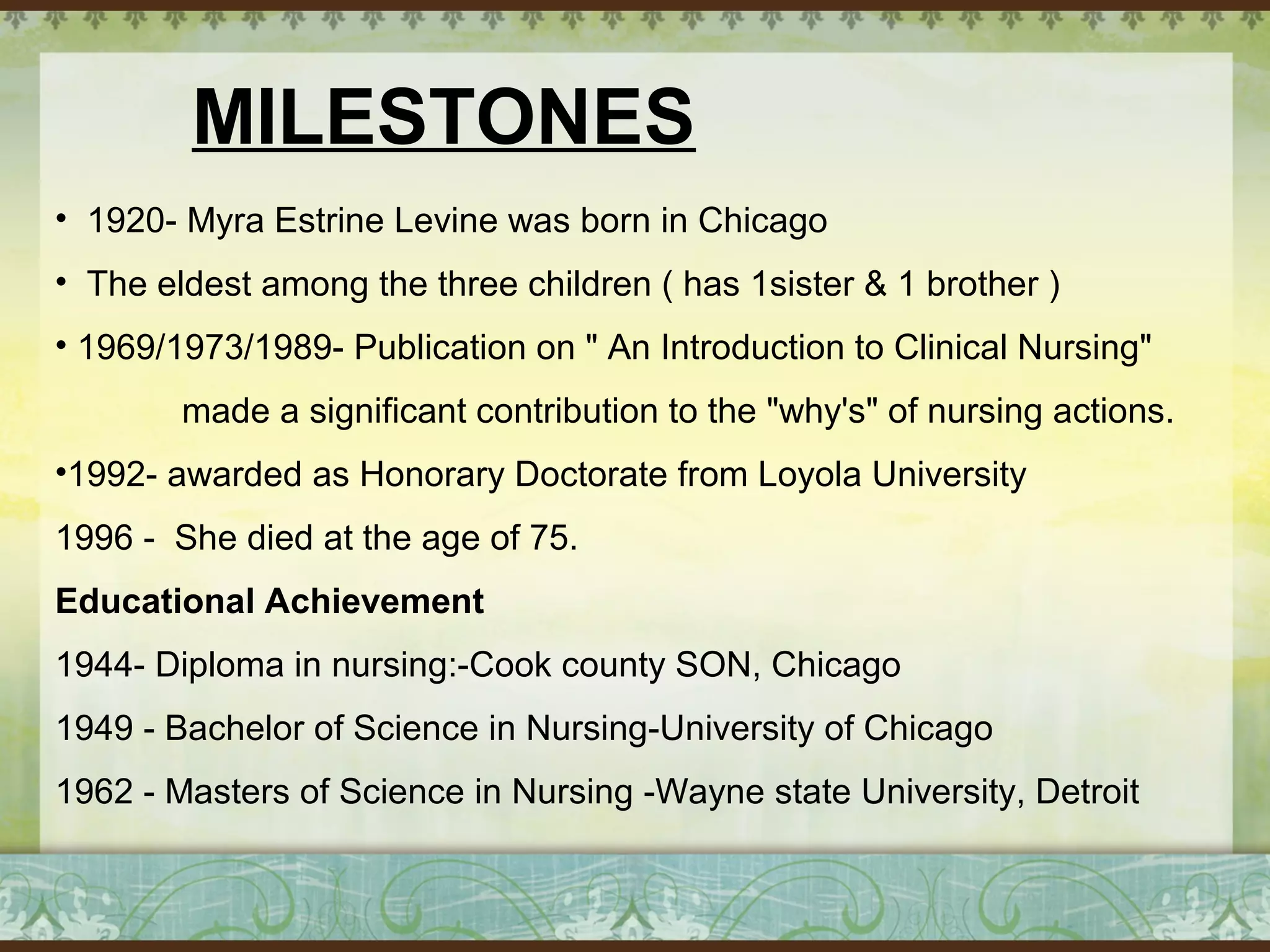 Levine's theory | PPT