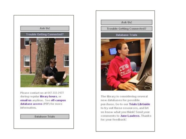 Levin library databases page redesign | PPTX | Databases | Computer ...