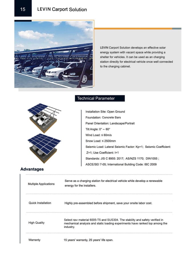 Levin solar Mounting system solution | PDF