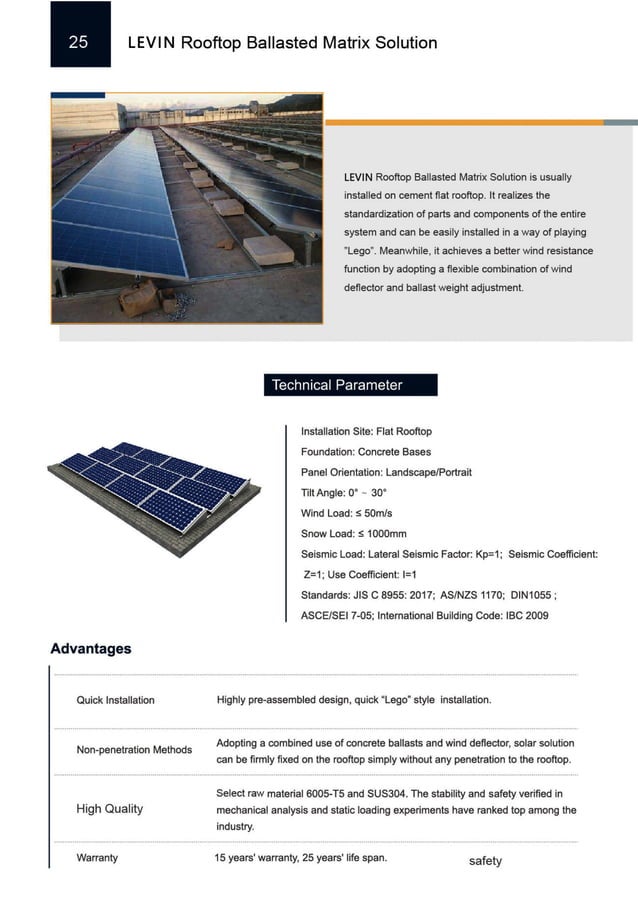 Levin solar Mounting system solution | PDF