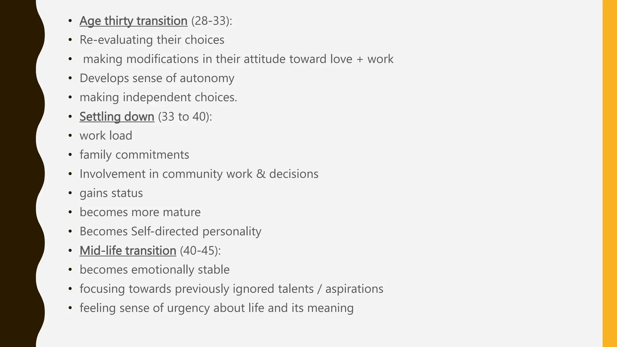 levinsons stages of adulthood@347,custqq | PPT