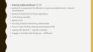 levinsons stages of adulthood@347,custqq | PPT